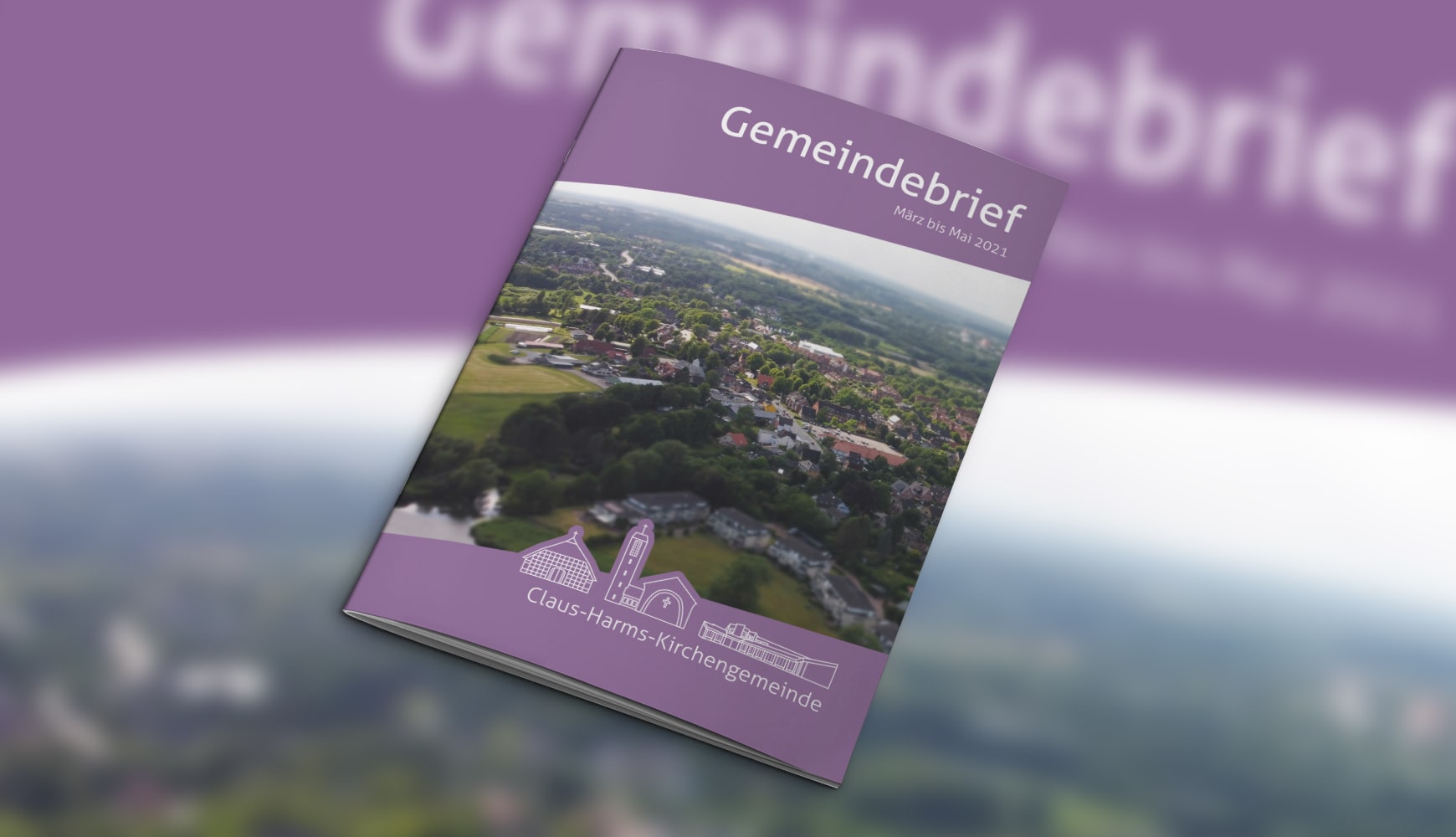 Claus-Harms Gemeindebriefe 2021 – GrafikDesign